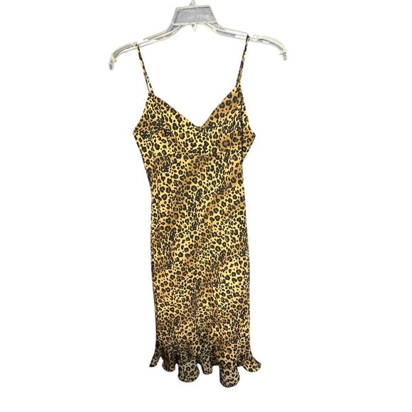 rave | Dresses | Rave Y2k Leopard Print Slip Dress Medium | Poshmark